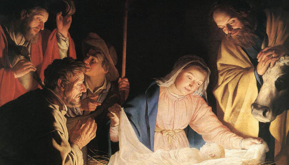 Nativity / Advent / Christmas Prayer Card (PC-16) – TheHolyCardCompany