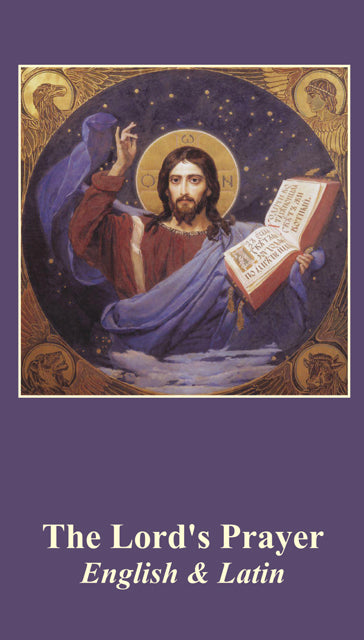Our Father Prayer Card - Bilingual (Latin/English) (PC-168 ...